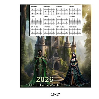 540 - 2026 Elven World 3 Calendar | royalcolors | bucksoup - the ...