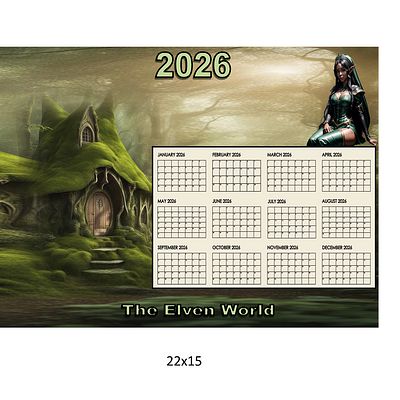 540 - 2026 Elven World 4 Calendar | royalcolors | bucksoup - the ...